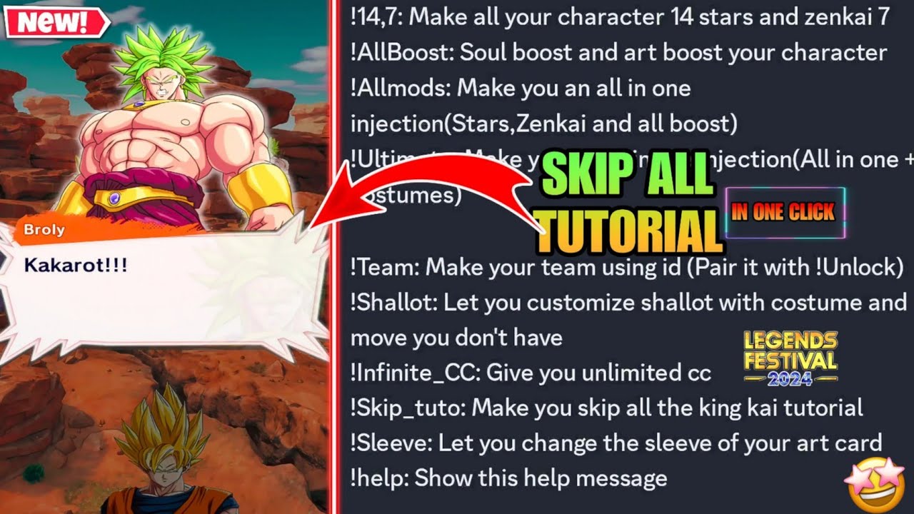 Skip All Tutorials in Dragon Ball Legends with One Click 🔥 - YouTube