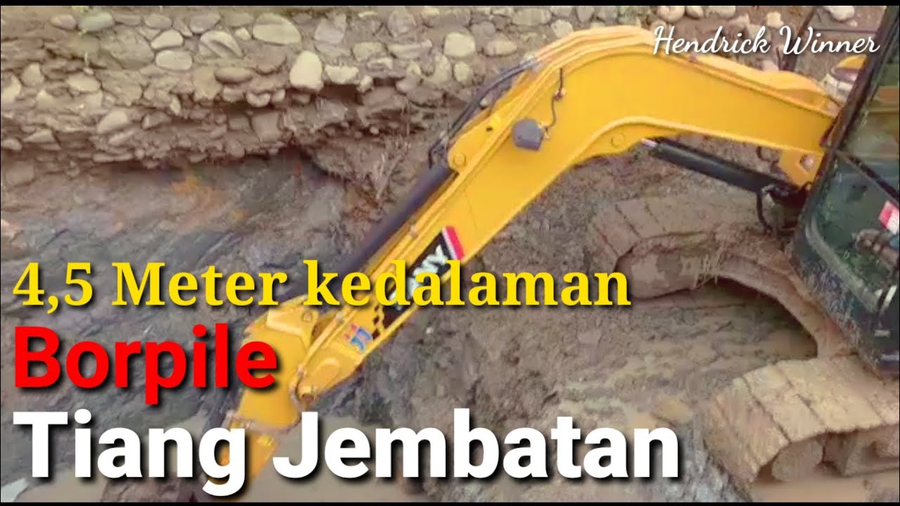 Galian Borpile bakal jembatan desa Baok kecamatan Ciwaru Kuningan Jawa ...