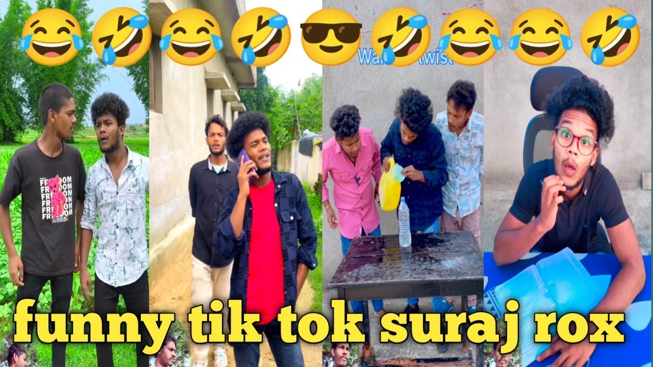 funny tik tok video suraj rox || suraj rox best comedy 😂🤣 || rocks ...