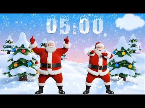 5 Minute Timer Christmas Dancing Santa🎅 ️ - YouTube