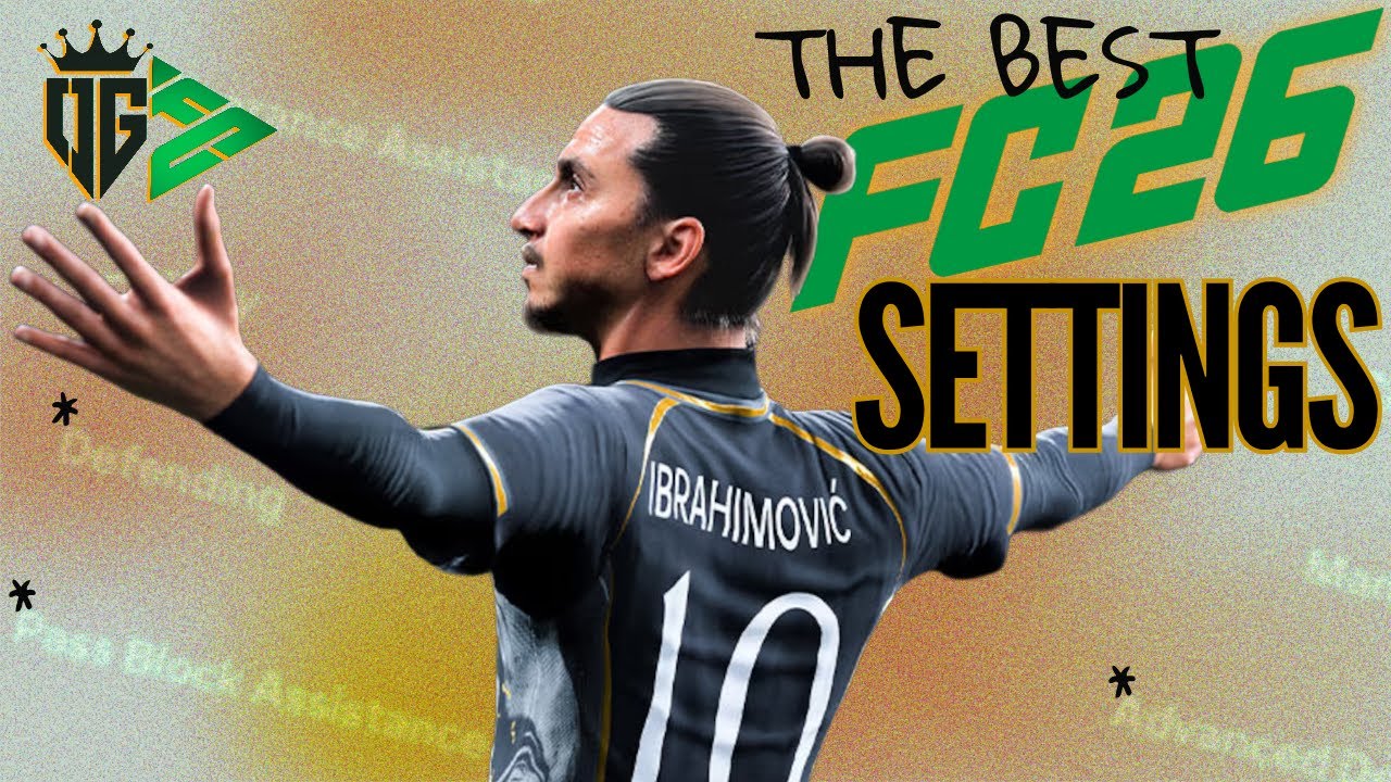 THE BEST SETTINGS FOR FC26 + BEST VISUAL SETTINGS! - YouTube
