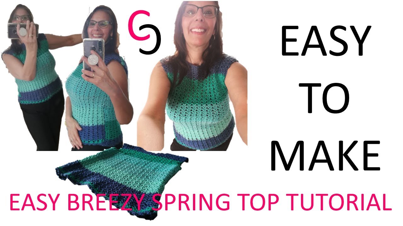 Easy Breezy Spring Crochet Top - YouTube