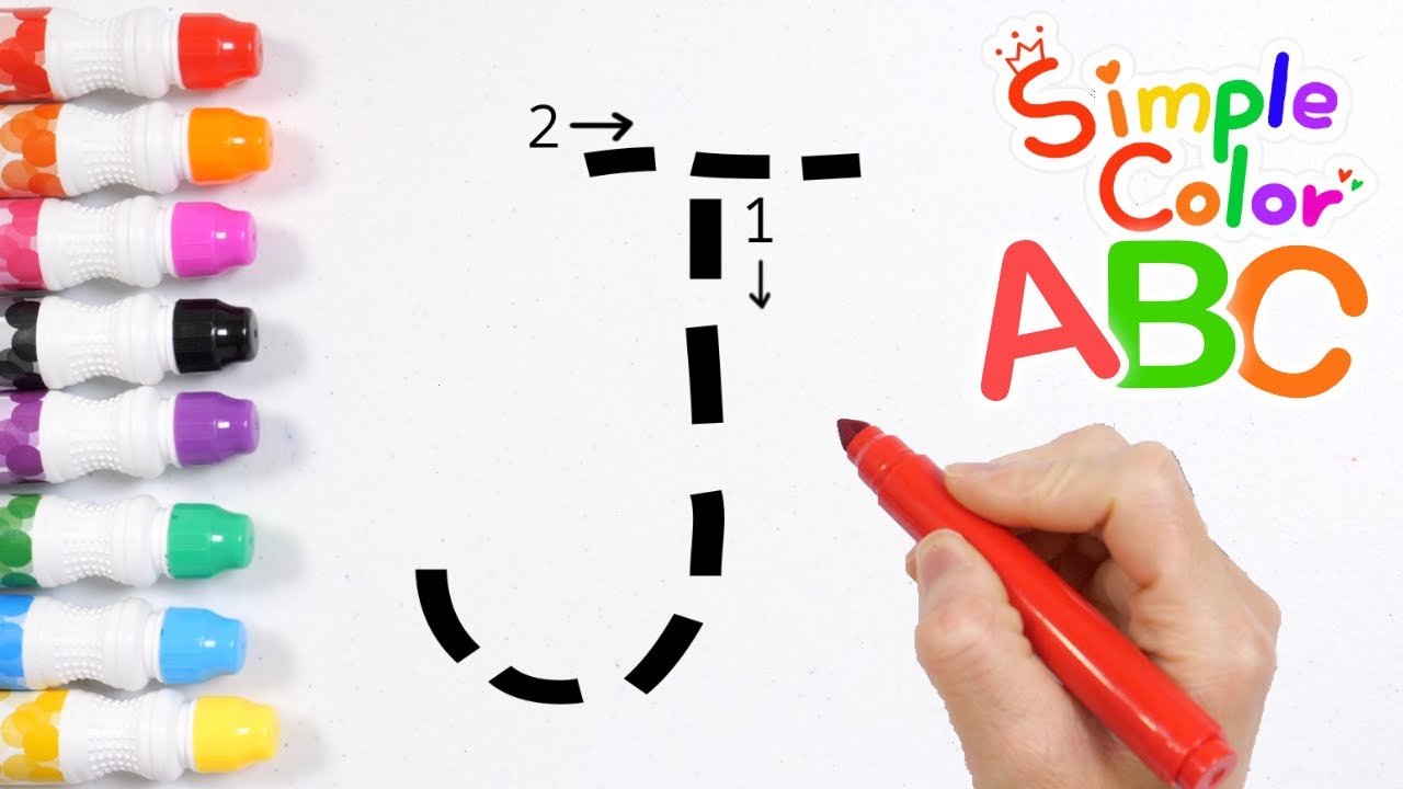 Find J among various alphabets | Learn how to write the alphabet J with ...