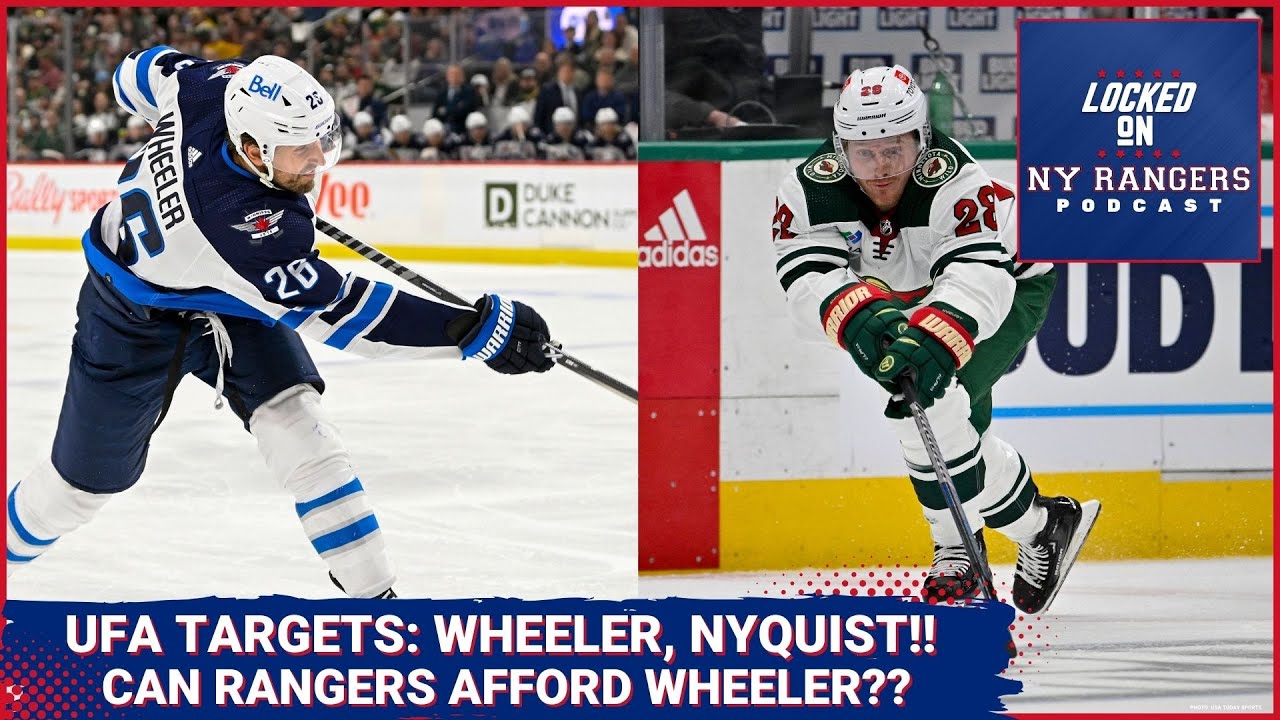 Rangers free agent targets: Wheeler, Nyquist! Plus, Phil Housley added ...