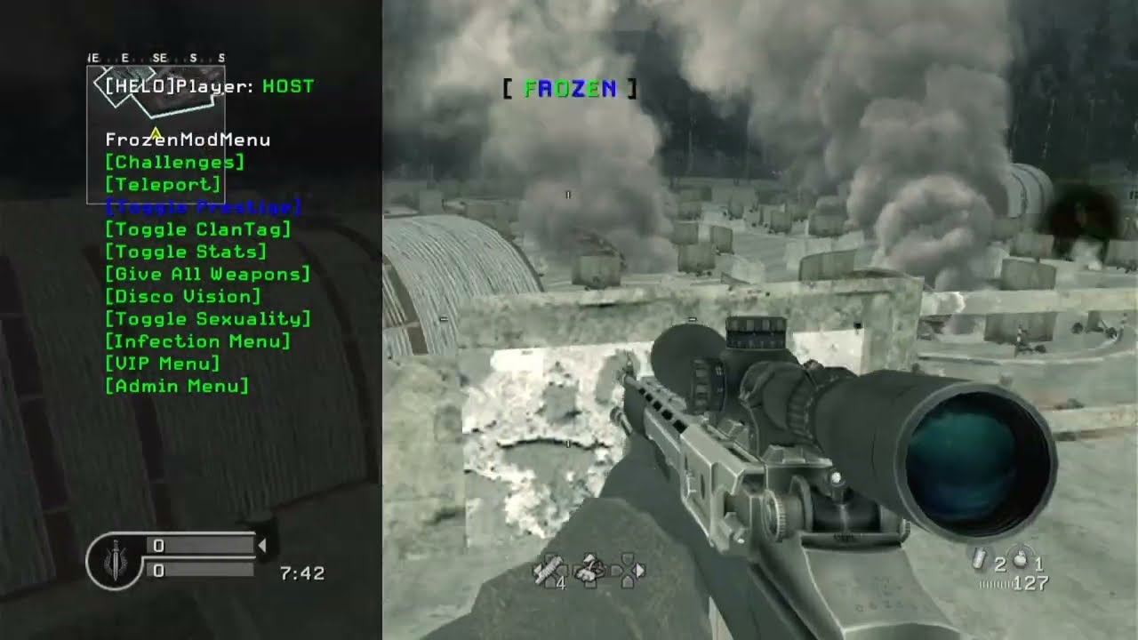 COD4 To Frozen V2 Patch Menu [HEN/\CFW] - YouTube