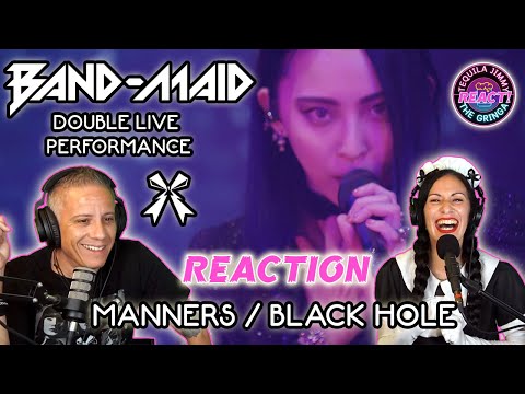 DOUBLE LIVE PERFORMANCE! - BAND-MAID - MANNERS / BLACK HOLE LIVE - REACTION
