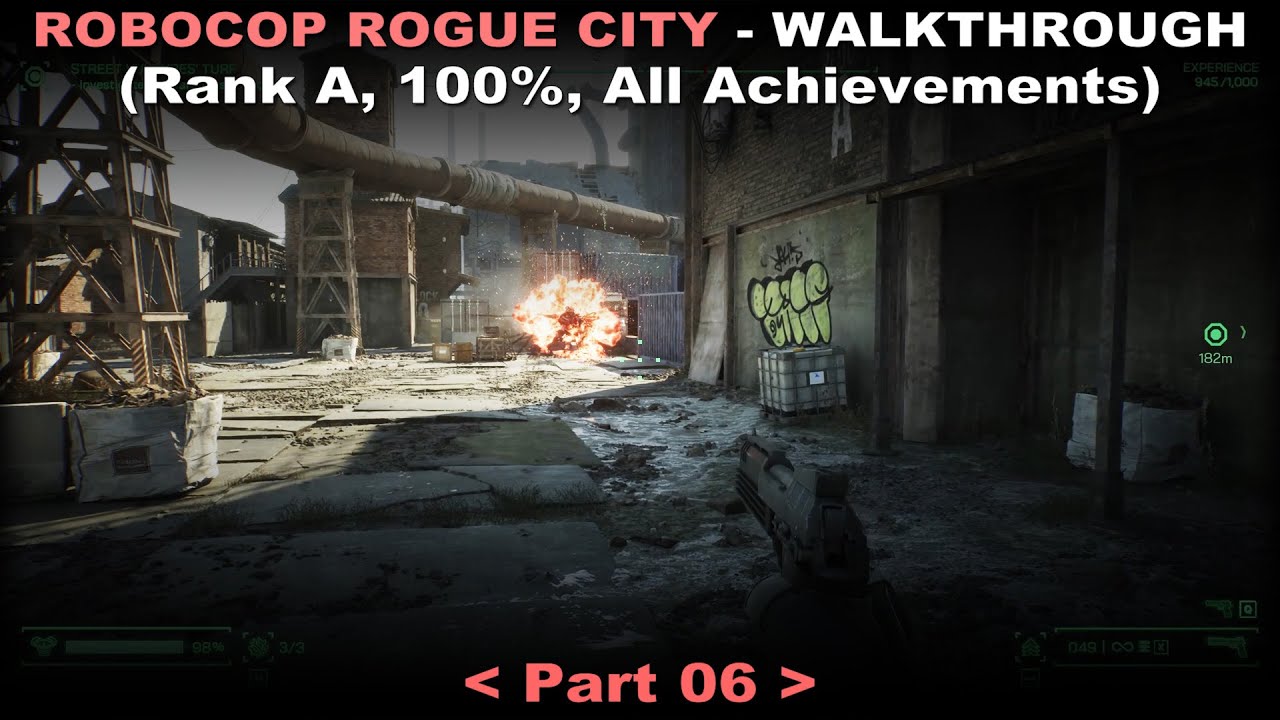 RoboCop: Rogue City walkthrough 06 (Rank A, 100%, All achievements, No ...