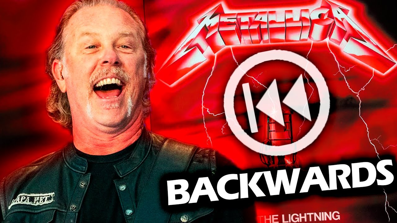 JAMES HETFIELD PLAYING RIDE THE LIGHTNING BACKWARDS #METALLICA - YouTube