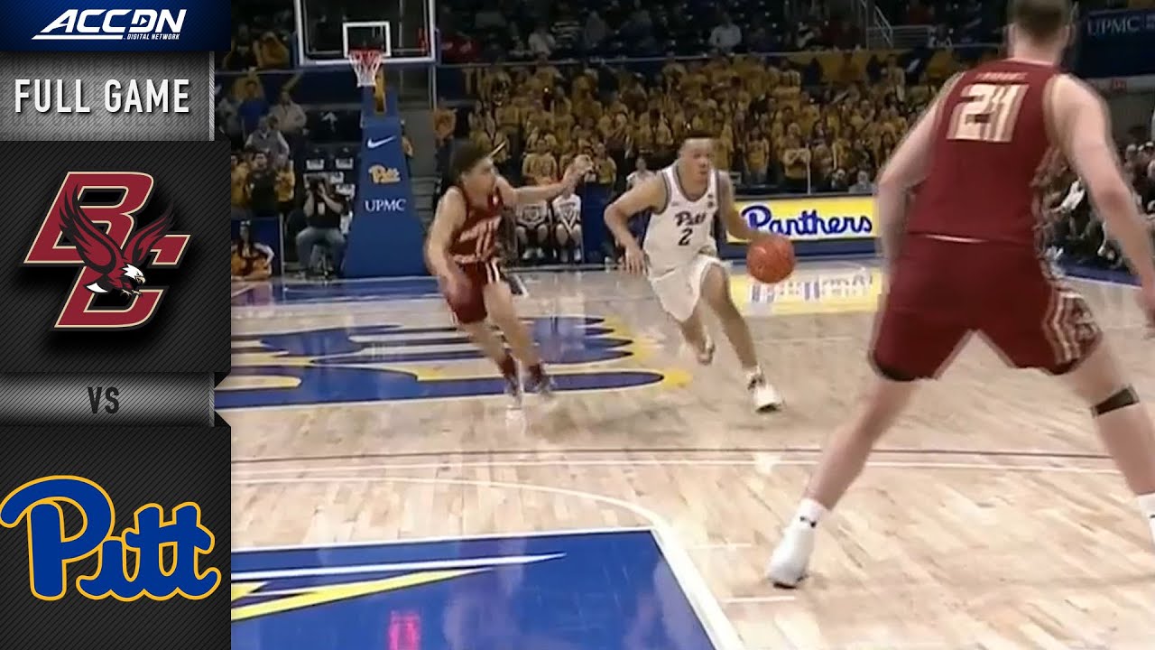 Boston College vs. Pittsburgh Full Game | 2019-20 ACC Men's Basketball ...