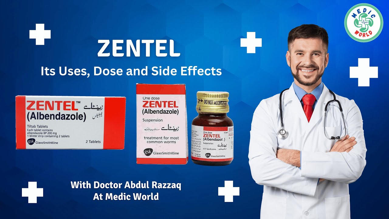 Zentel | Its Uses, Dose and Side Effects - YouTube