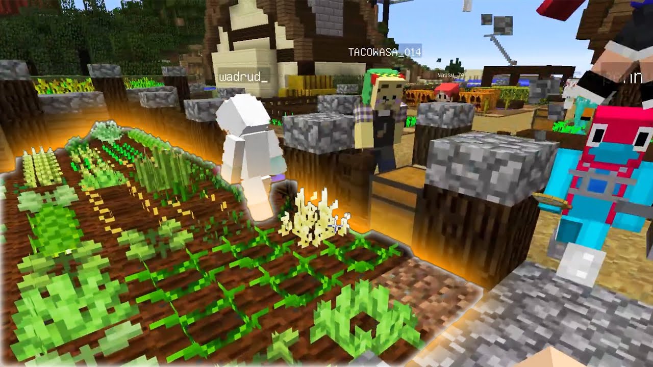 農業MODを導入したら何故か食糧不足のパニックに・・・ - 50人クラフトEX#8 - YouTube