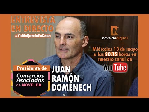 Entrevista en directo a Juan Ramón Doménech, Presidente Comercios ...