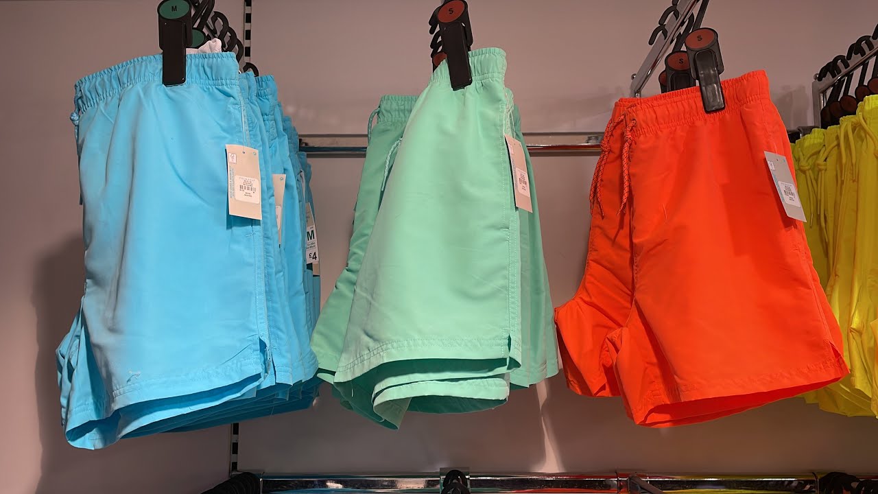 Primark Swimming Shorts Men's Collection - February 2022 - YouTube
