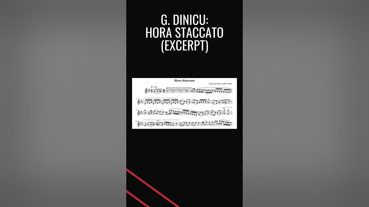 G. Dinicu: Hora Staccato (excerpt) #practice 🔥 - YouTube