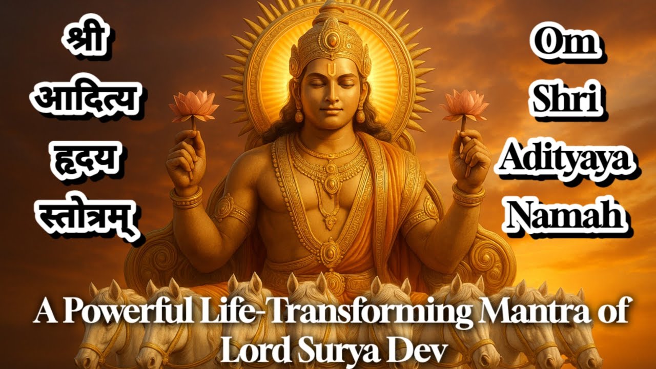Surya Dev Blessings | Aditya Hriday Stotram with Meaning | Removes ...