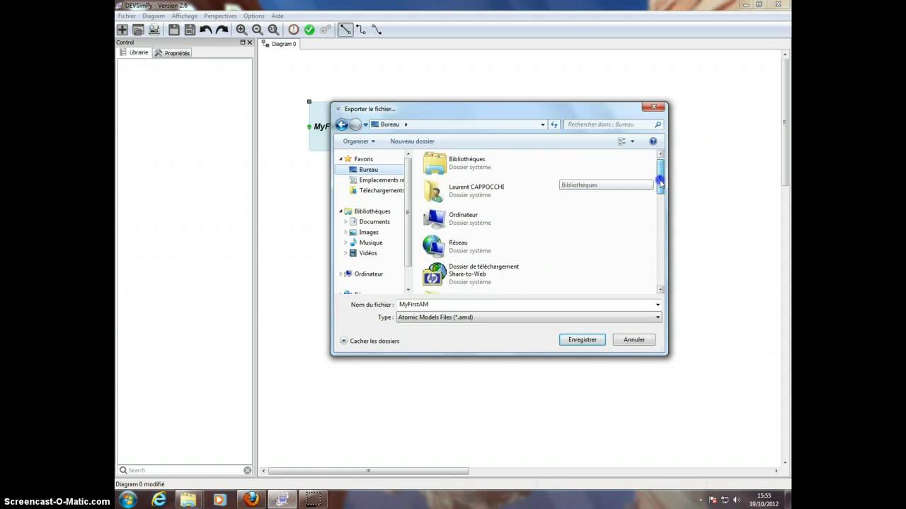 DEVSimPy HowTo : how to create DEVSimPy librairie - YouTube