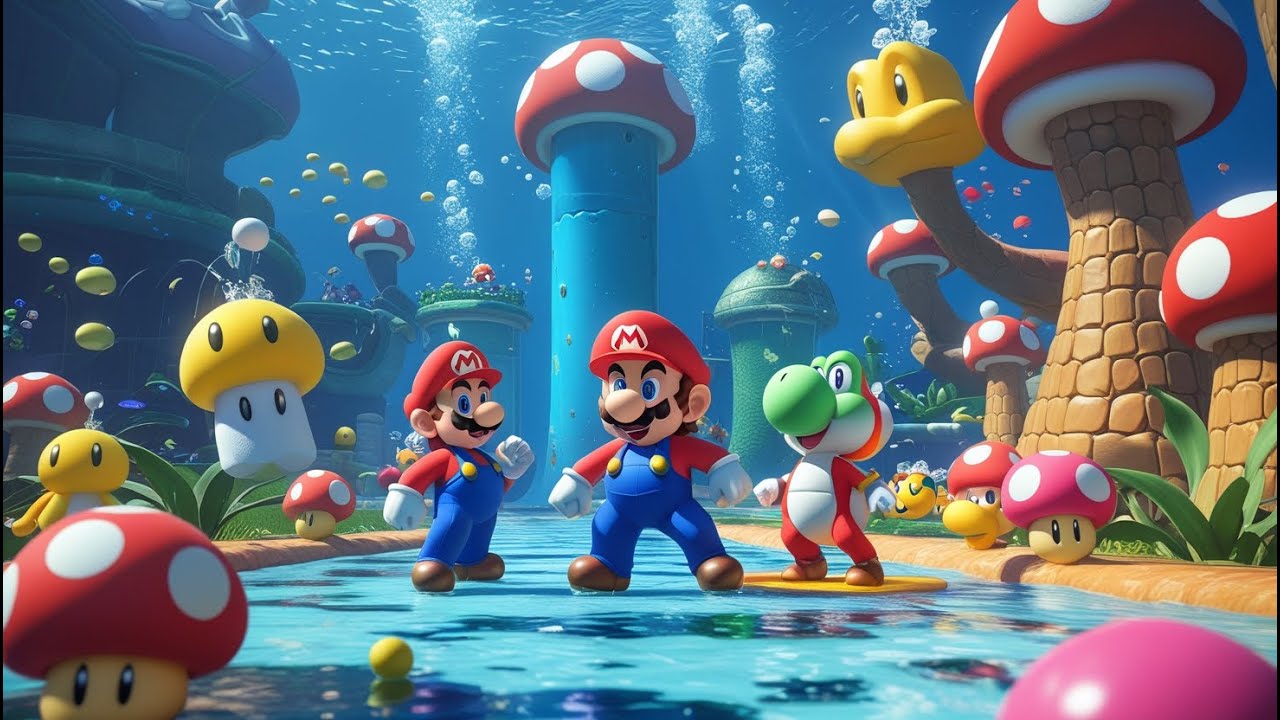 Mario and Luigi's Underwater Adventure - YouTube
