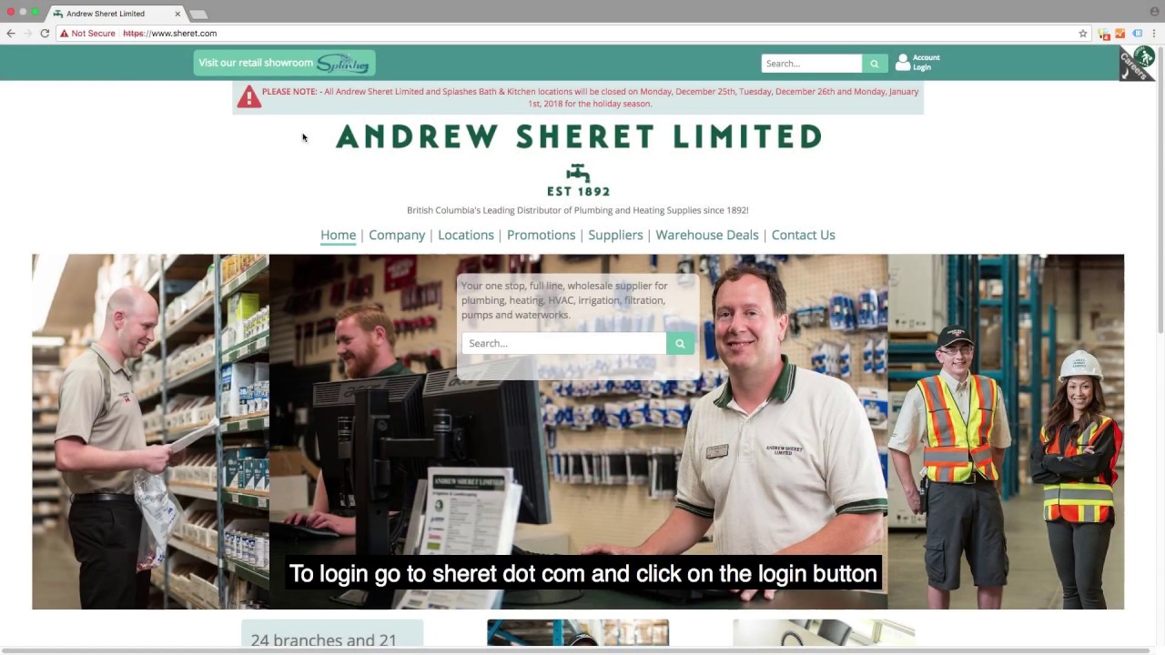 How to Register for the Andrew Sheret Limited Account Portal - YouTube