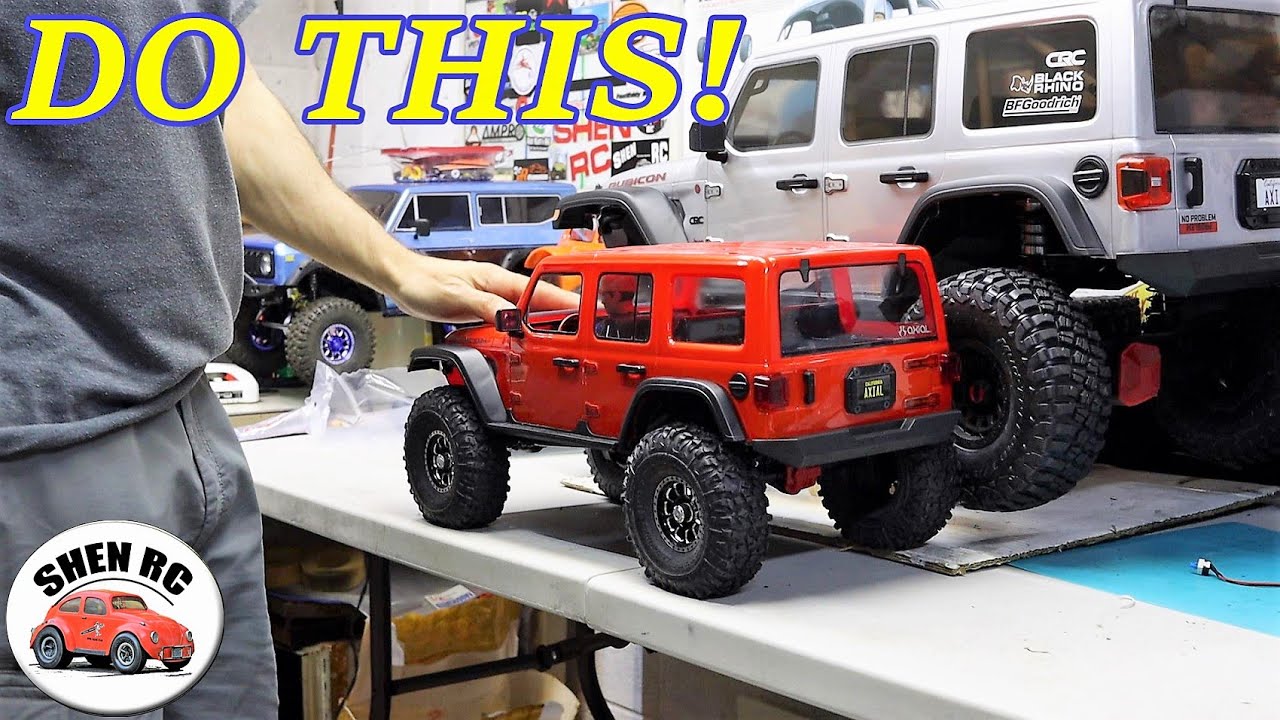 Axial SCX6 SCX10 III EASY ON BODY MOD! - YouTube