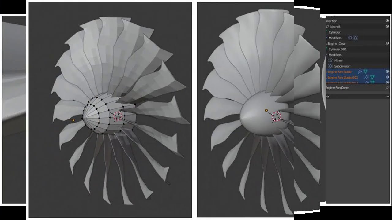 Jet Engine Modeling using Blender Software 2.835 - YouTube