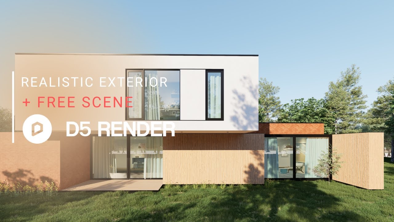 Realistic Exterior Render with D5 Render | Private House 297 ...