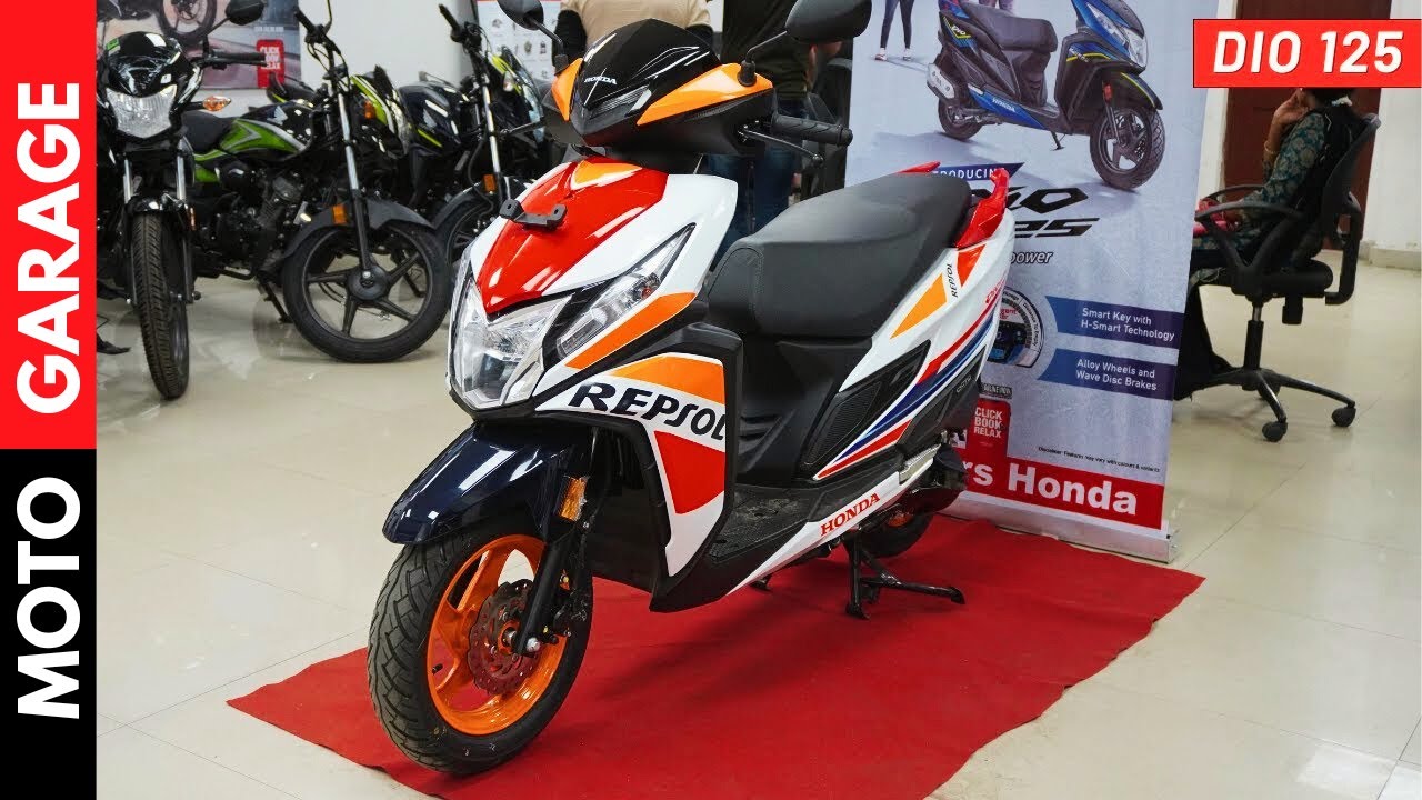 New Honda Dio 125 Bs6 Model Review | Honda Dio 125 H Smart | Honda Dio ...