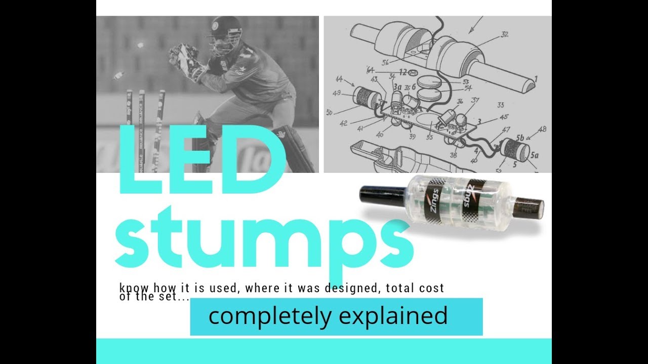 How LED stumps are made,designed, 1st use & $price💰 - YouTube