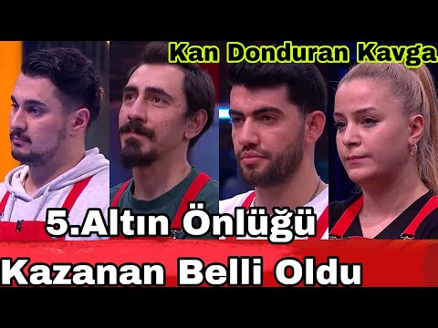 Masterchefte 5. Altın Önlüğü Kazanan İsim Belli Oldu Büyük Kavga 5. Dokunulmazlığı Kazanan Takım