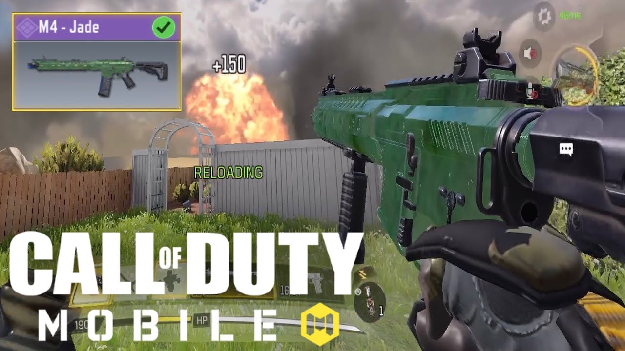 *NEW* FREE M4 "Jade" Gameplay in COD Mobile! - YouTube