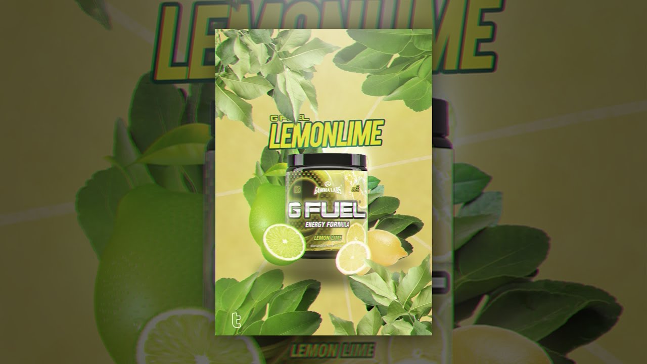 Gfuel | Lemon Lime ad/poster | Free PSD! - YouTube