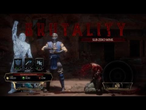 Mortal Kombat 11 Ice Cold Sub-Zero Finisher!!!! - YouTube