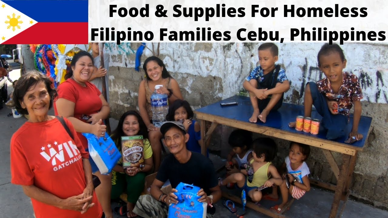 🇵🇭Food For Homeless Filipino Families CEBU, PHILIPPINES - #2 - YouTube