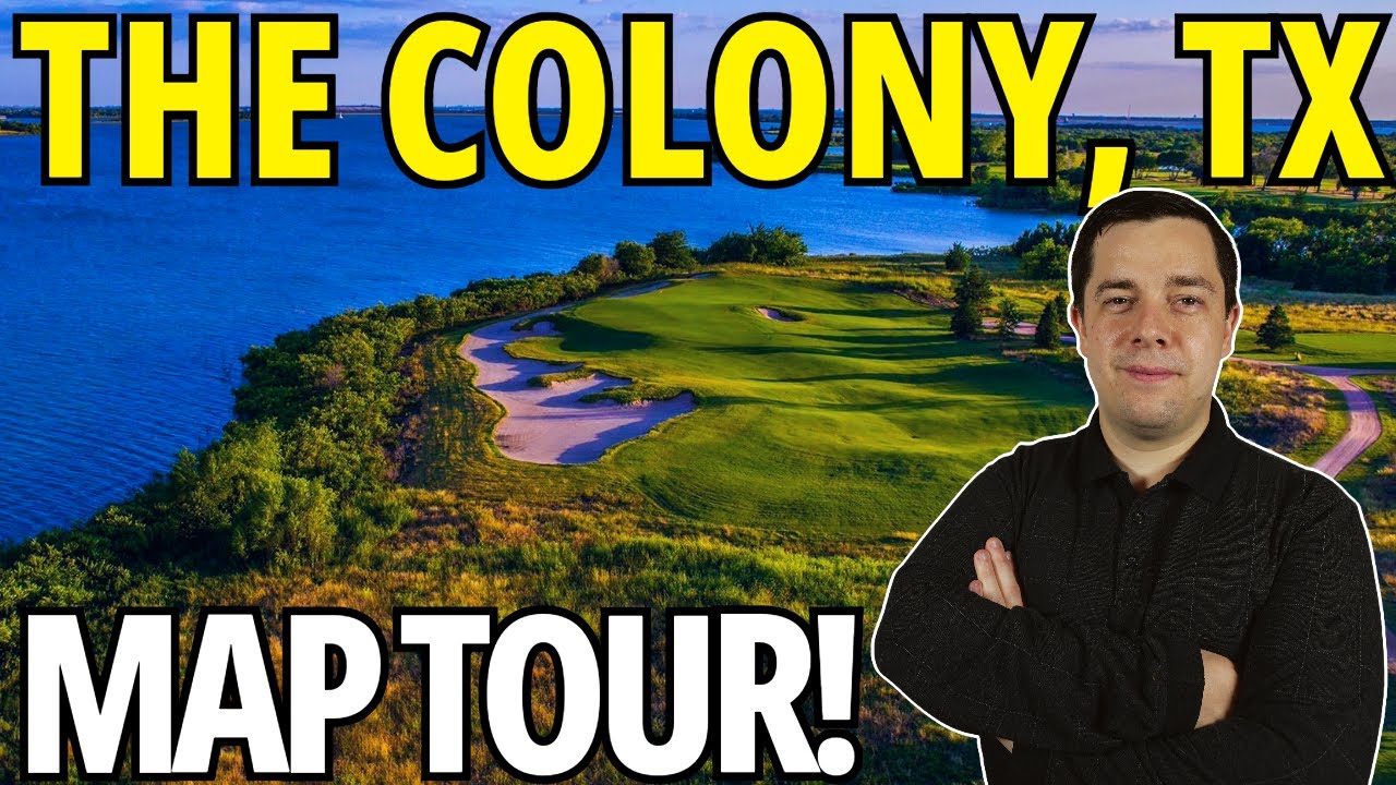 The Colony, Texas Map Tour | City By The Lake, Grandscape & More! - YouTube