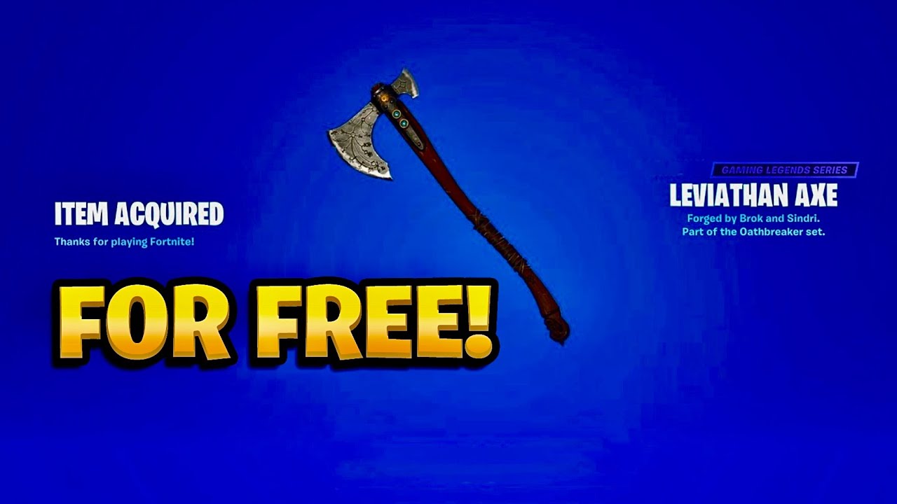 How To Get LEVIATHAN AXE For FREE in Fortnite 2024! - YouTube