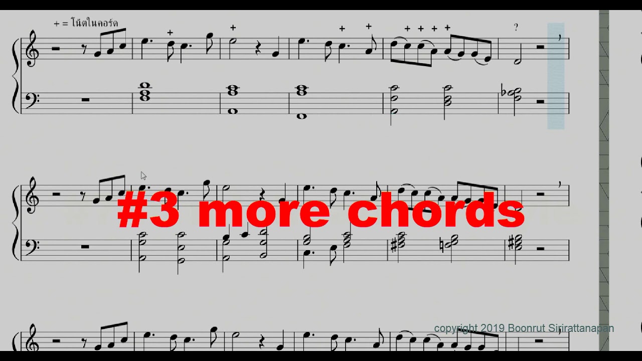 Melody Harmonization Examples - YouTube