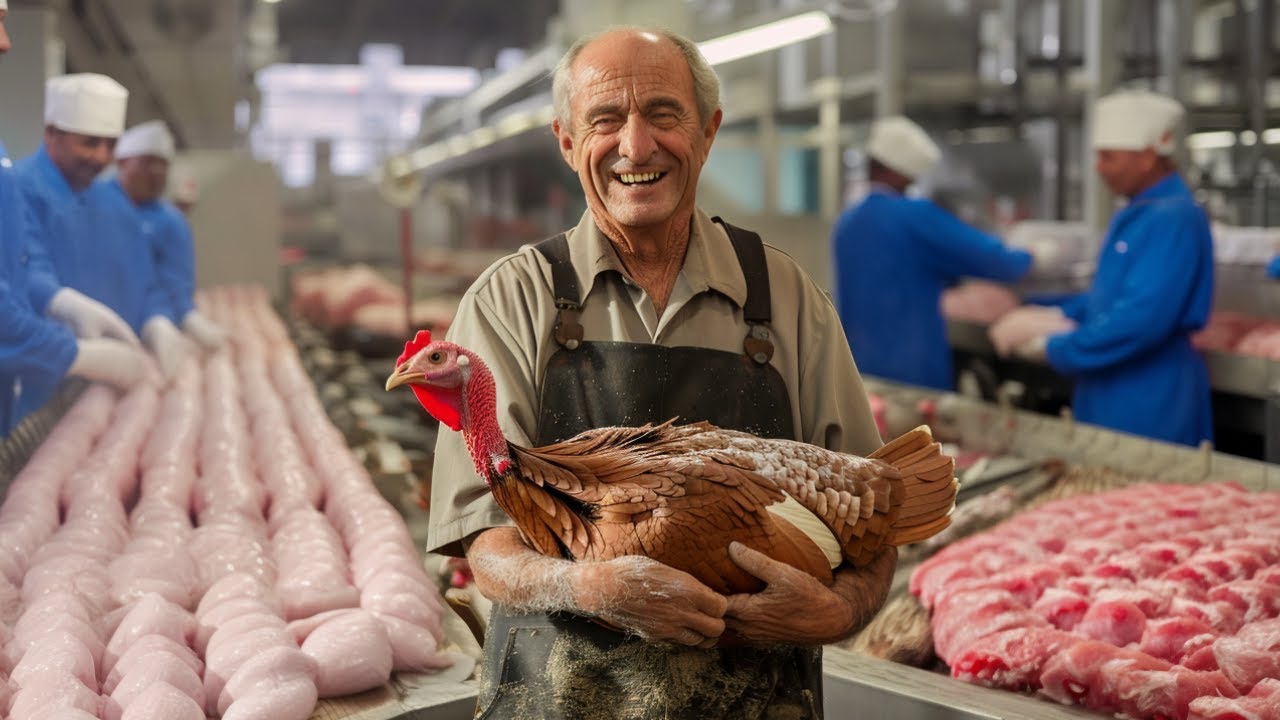 How MILLIONS of Turkeys are Processed - YouTube