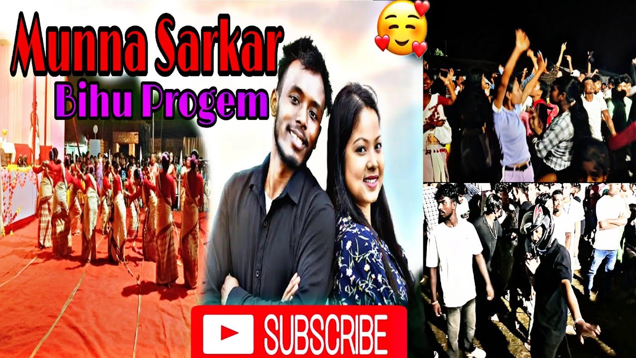 Munna sarkar live pofomens 🥰at sengajan major bari😍traveller bg vlogs - YouTube