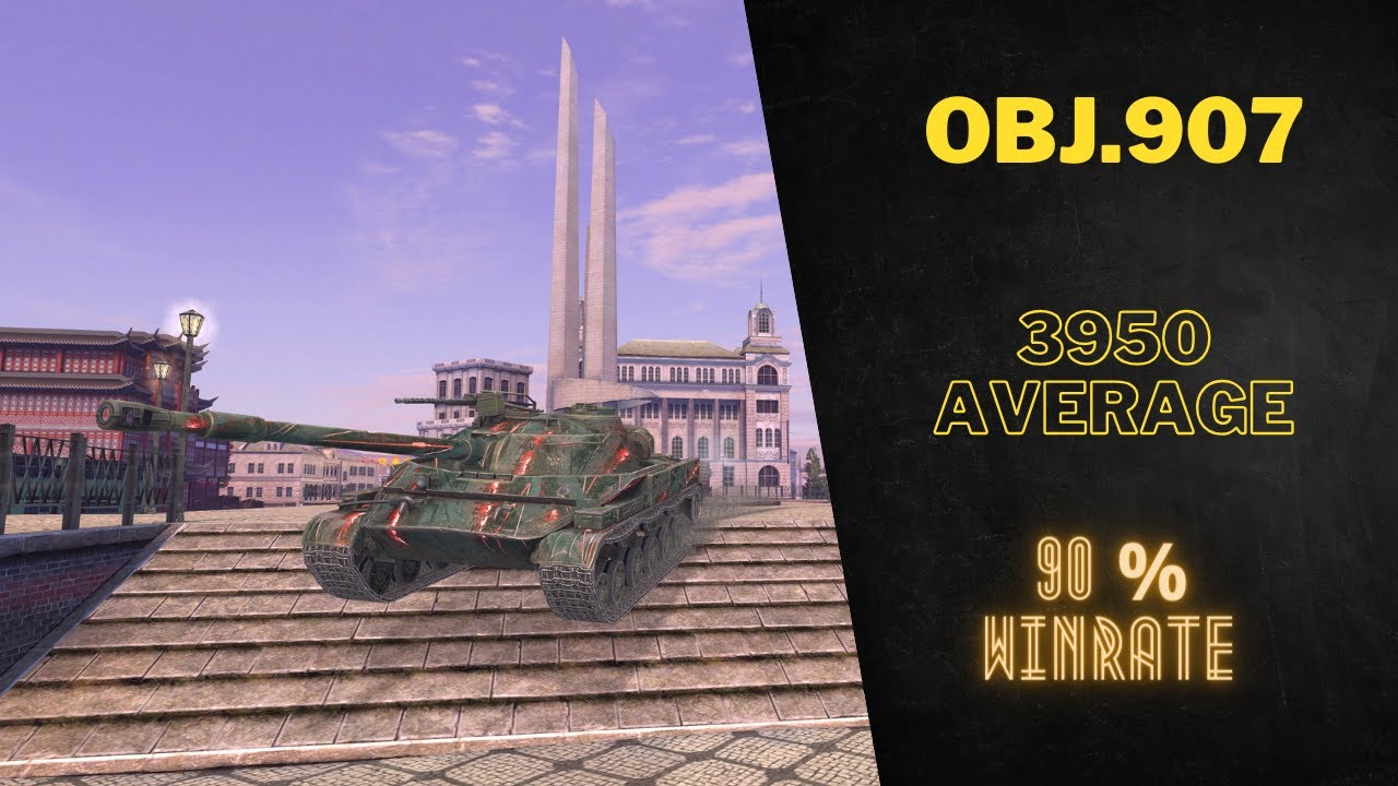 WoTB - Obj.907 Gameplay by a 27 Year old - YouTube