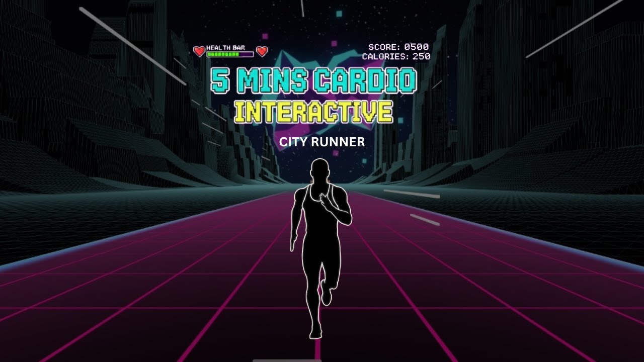 5-Minute Interactive Cardio Game | City Runner #1 - YouTube