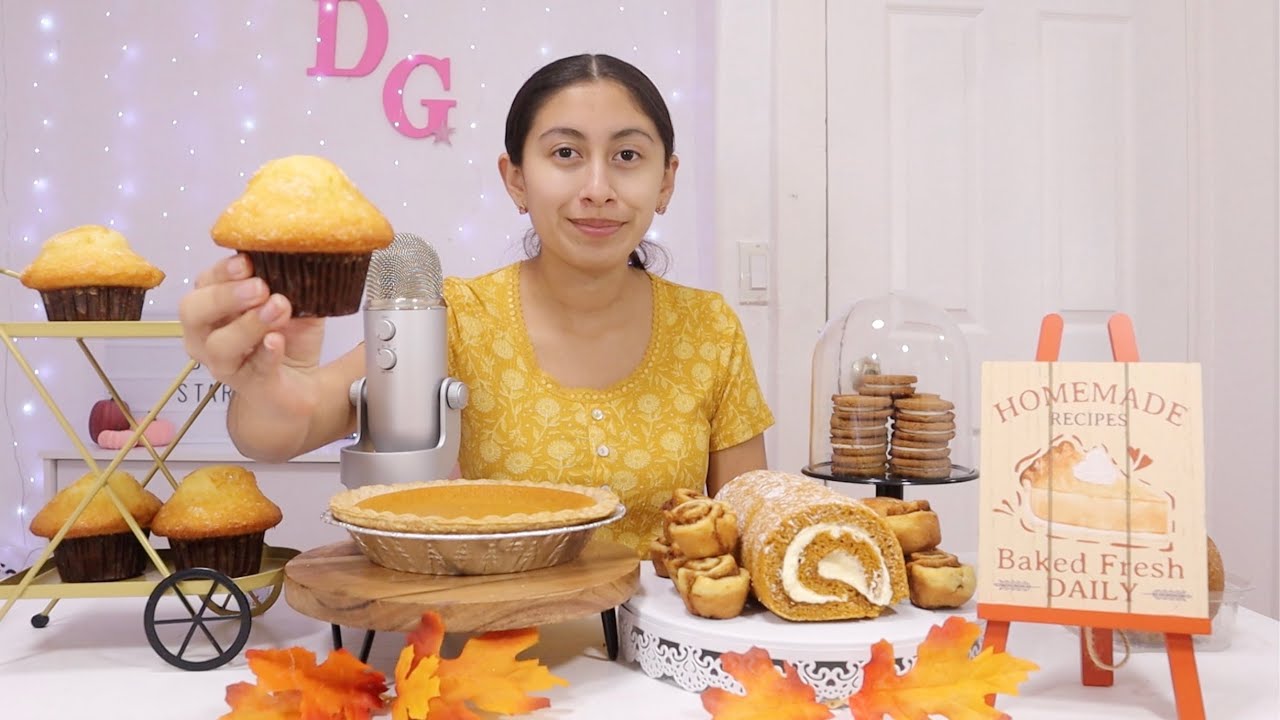 ASMR~Thanksgiving Desserts Shop Roleplay!!🥧🍁🍂 - YouTube