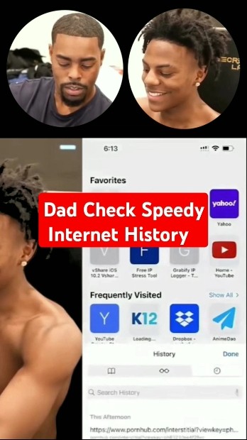 Ishowspeed Father Want Check Speed's Internet History | Speed Sus ...