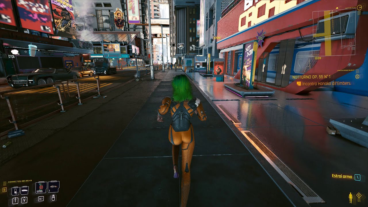 Cyberpunk third person view mod - YouTube