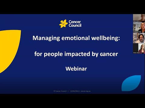 Managing the Emotional Impact of Cancer - YouTube
