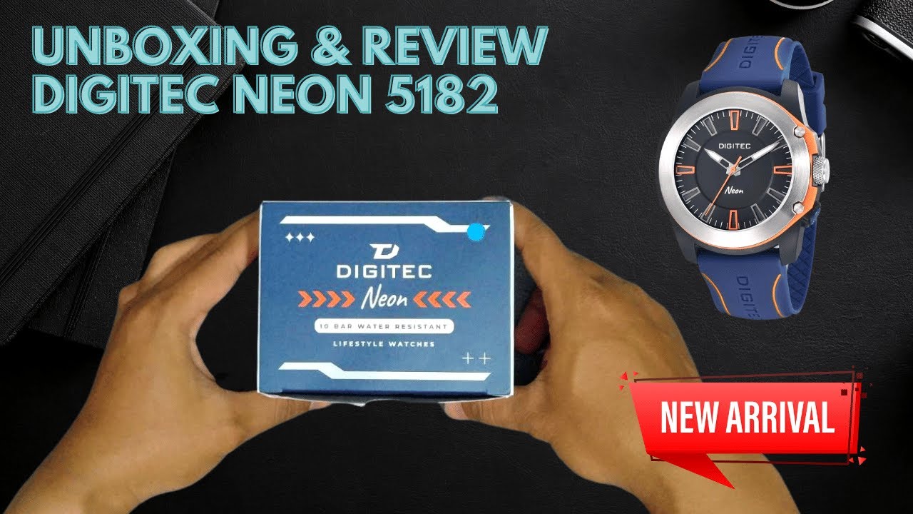 Unboxing Dan Review Jam Tangan Digitec Neon DN 5182 Original TERBARU ...