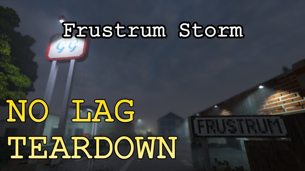 NO LAG Teardown | Frustrum Storm - YouTube