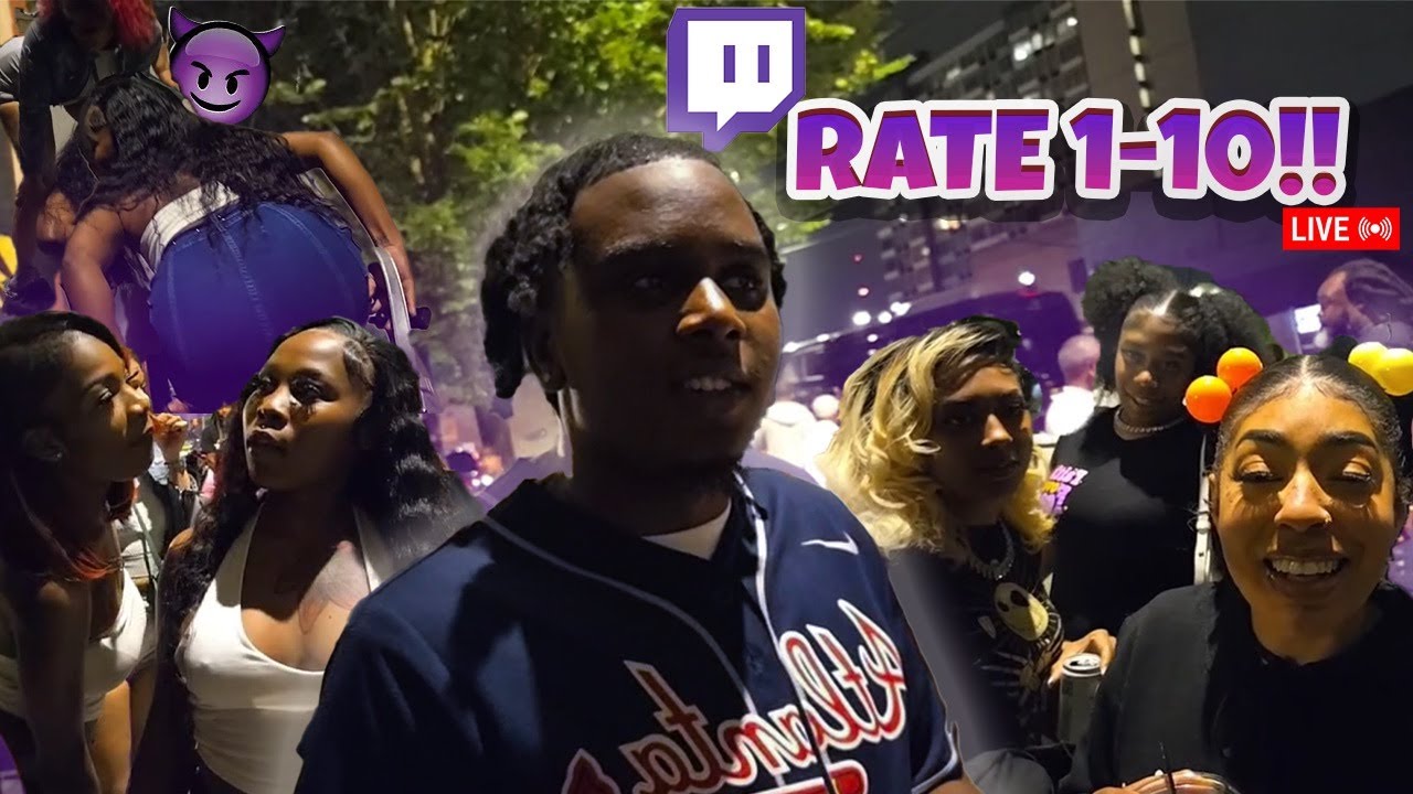 Girls Rate Themselves 1-10 Live on Twitch! | Public Interviews - YouTube