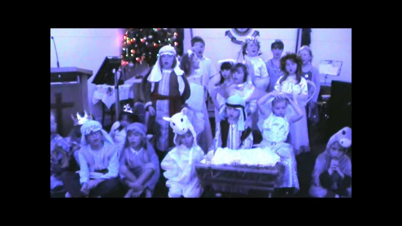 Kidzone Nativity Scene - Away in a manger - YouTube