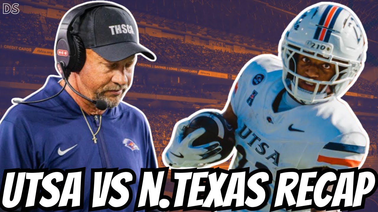 UTSA vs North Texas Game Recap - YouTube