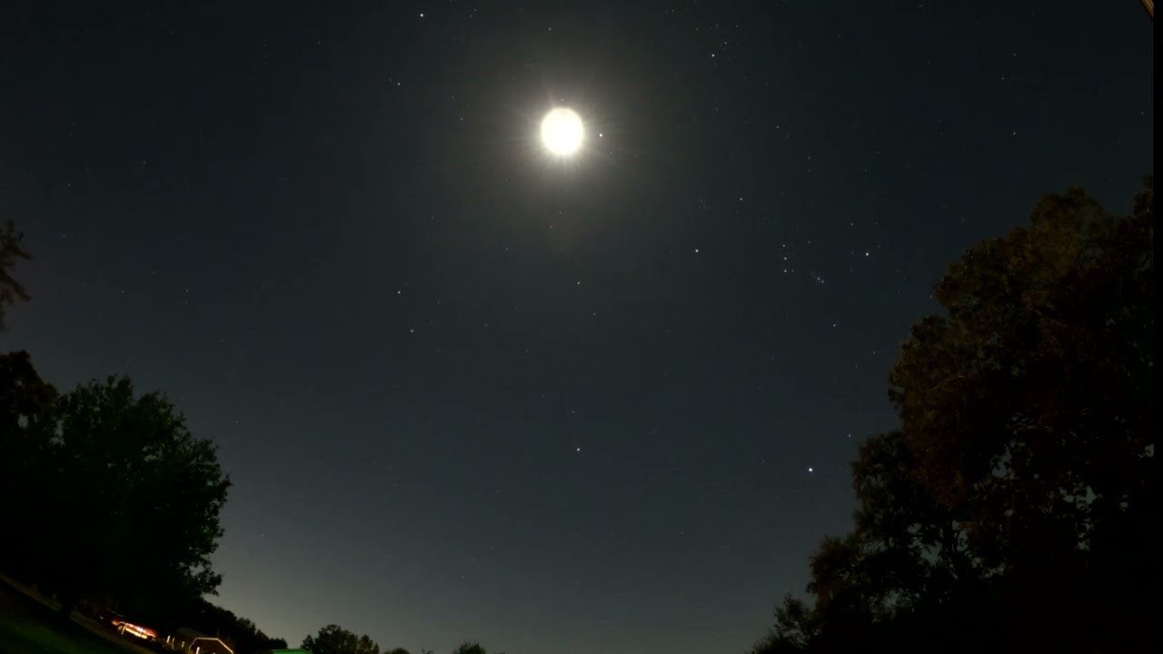 Eastern Night Sky Time Lapse In 4K - YouTube