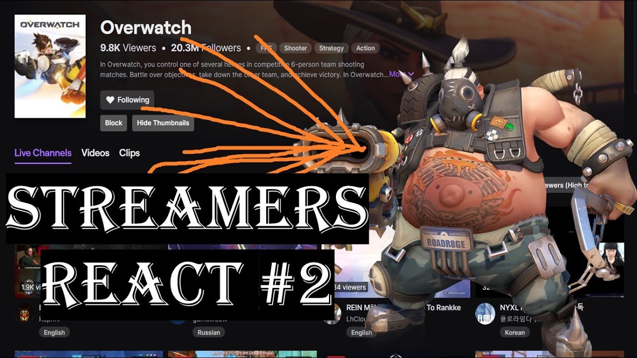 Overwatch Streamer Reactions #2 - YouTube